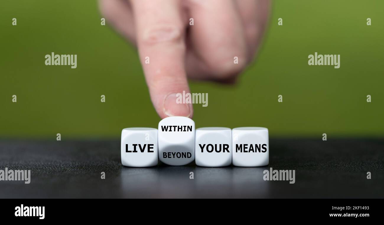 Beyond your means hi-res stock photography and images - Alamy