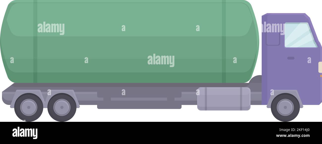 Container tanker icon cartoon vector. Gasoline tank. Diesel tank Stock ...