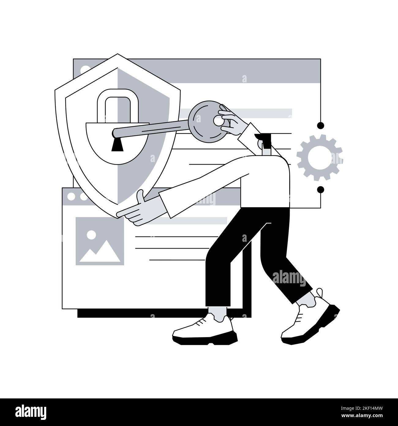 Data erasure Stock Vector Images - Alamy