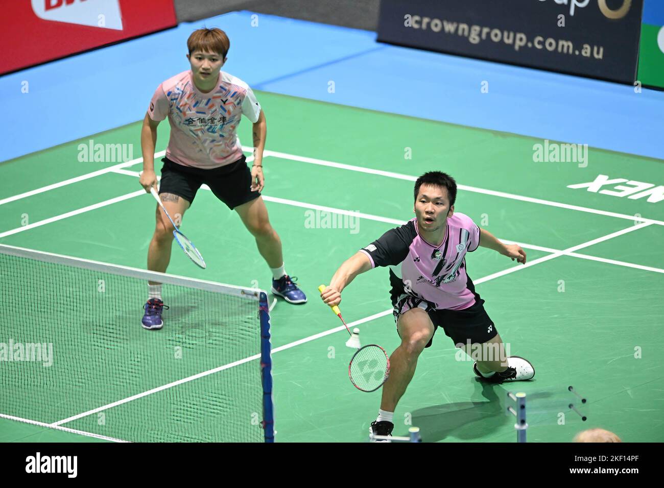 Sydney, Australia. 15th Nov, 2022. Lin Wan Ching (L) and Lee Yang (R ...
