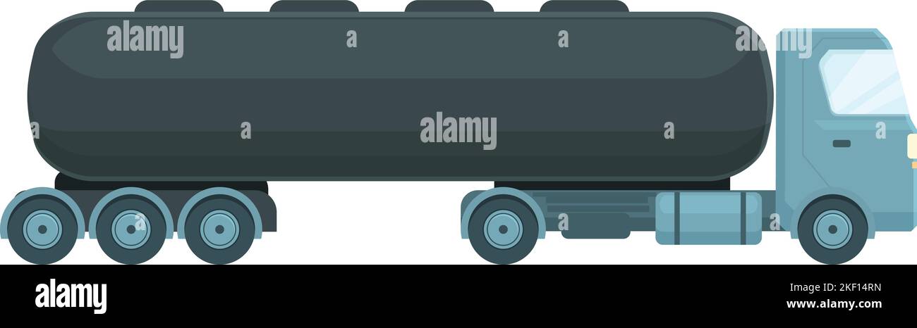 Industrial tanker icon cartoon vector. Tank truck. Diesel petrol Stock ...