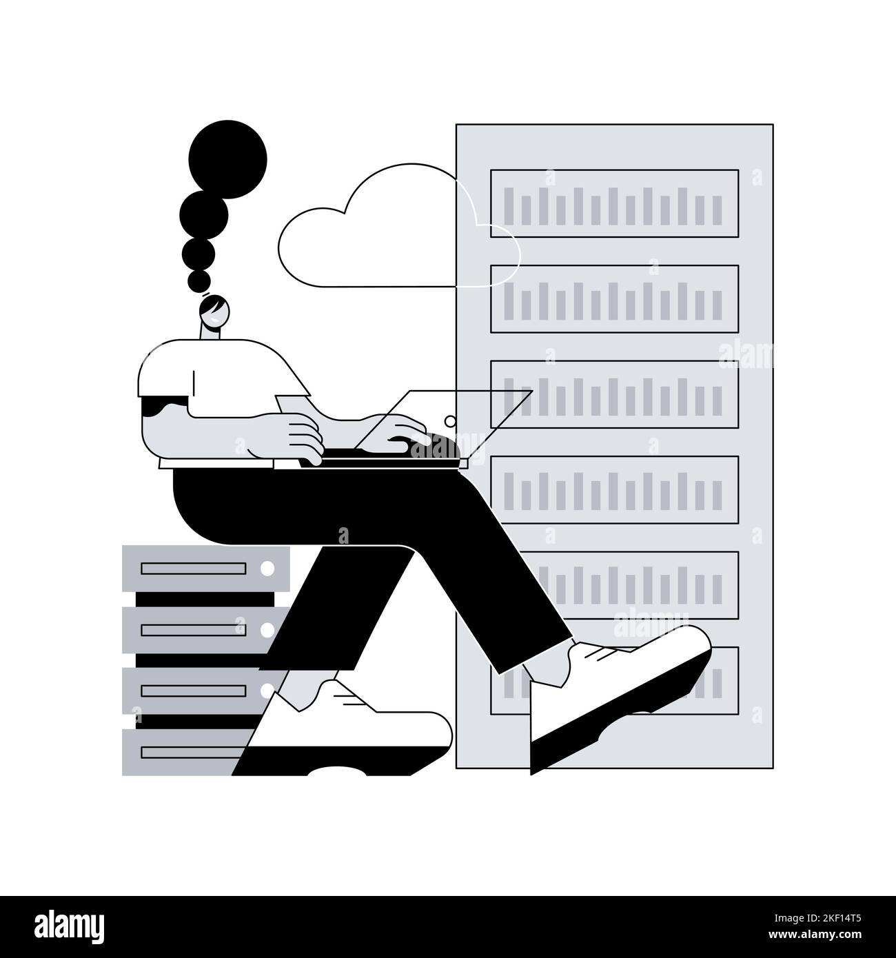 Big data storage abstract concept vector illustration. Big data ... Big data storage abstract concept vector illustration. Big data ...
