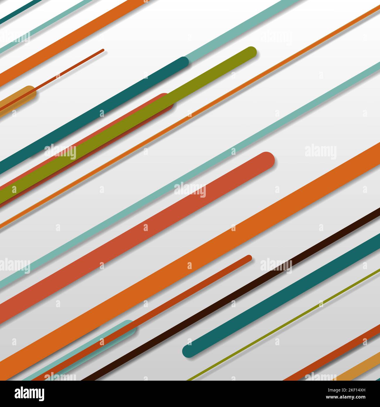 Random Color flowing rounded stripes illustration Stock Vector Image ...