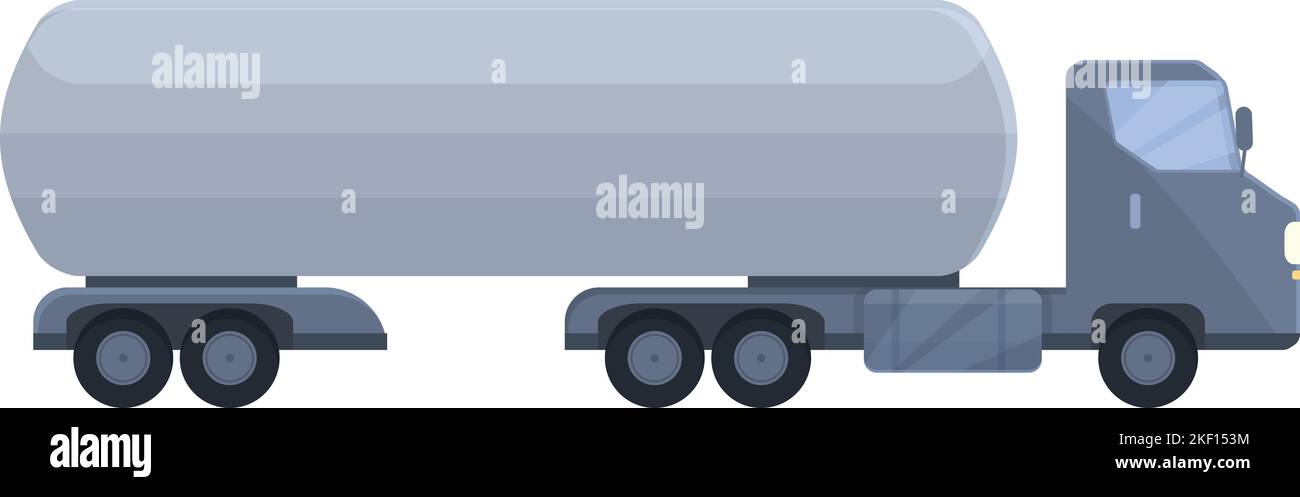 Shipping tank icon cartoon vector. Tanker truck. Fuel petrol Stock ...