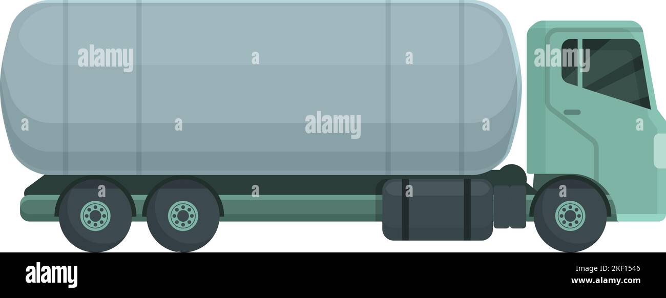 Heavy tanker icon cartoon vector. Gasoline truck. Fuel gas Stock Vector ...