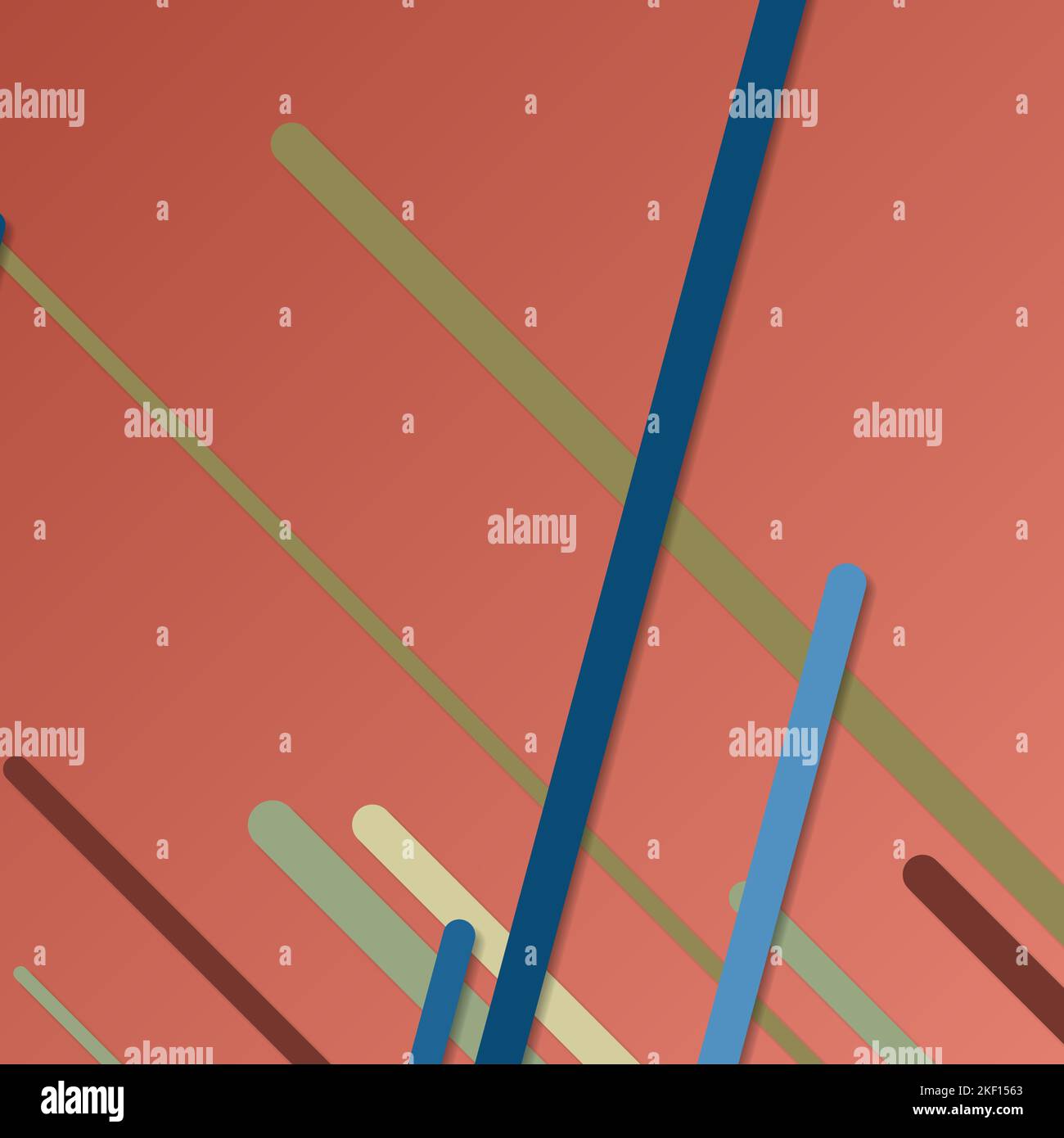 Random Color flowing rounded stripes illustration Stock Vector Image ...