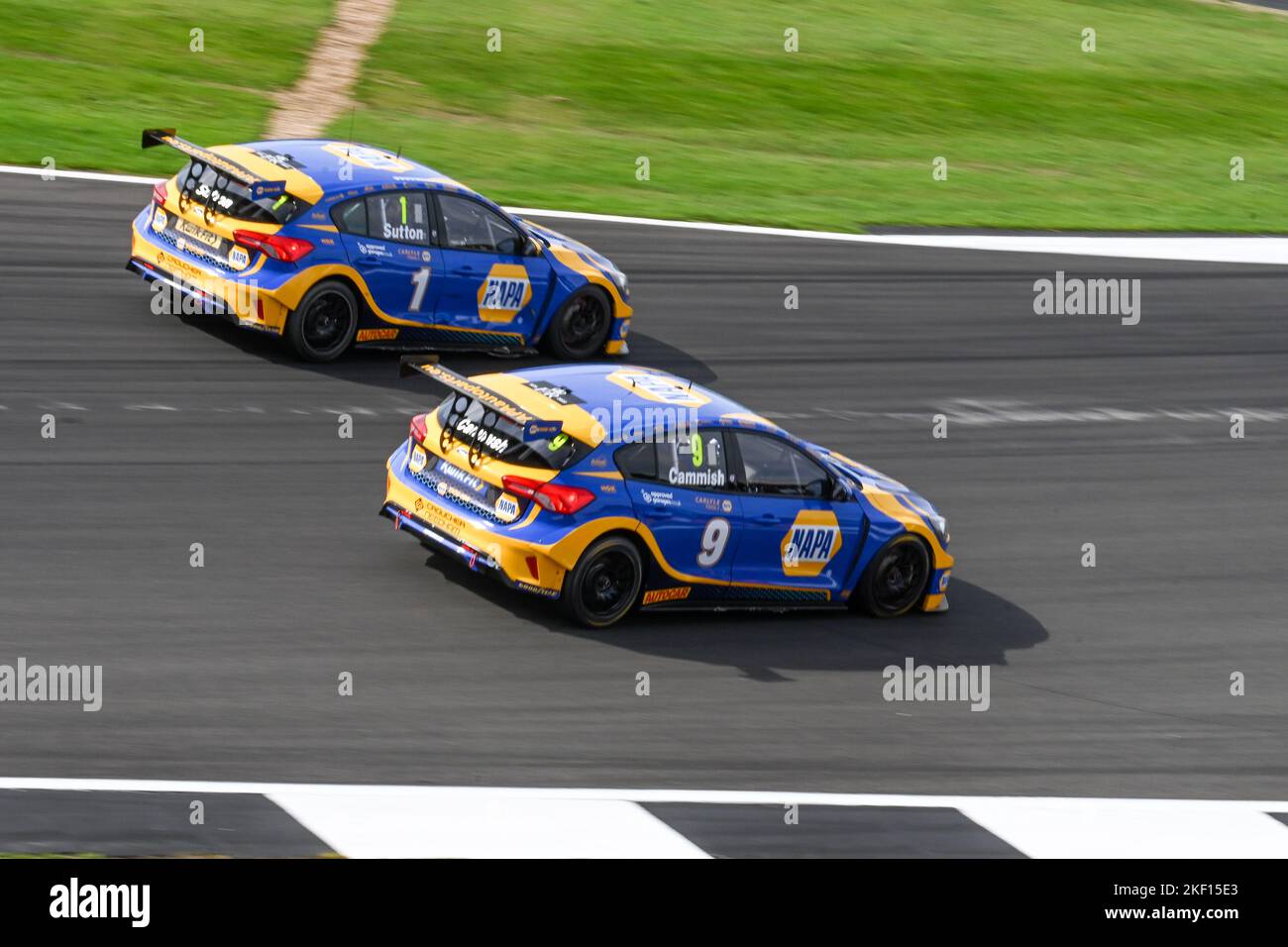 Silverstone 2022 NAPA racing UK, Ash Sutton and Dan Cammish, in the ...