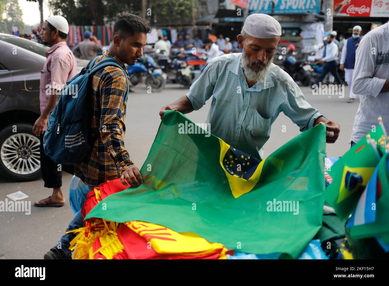 Dhaka, Bangladesh. 15th Nov, 2022. Only five days left before the FIFA ...
