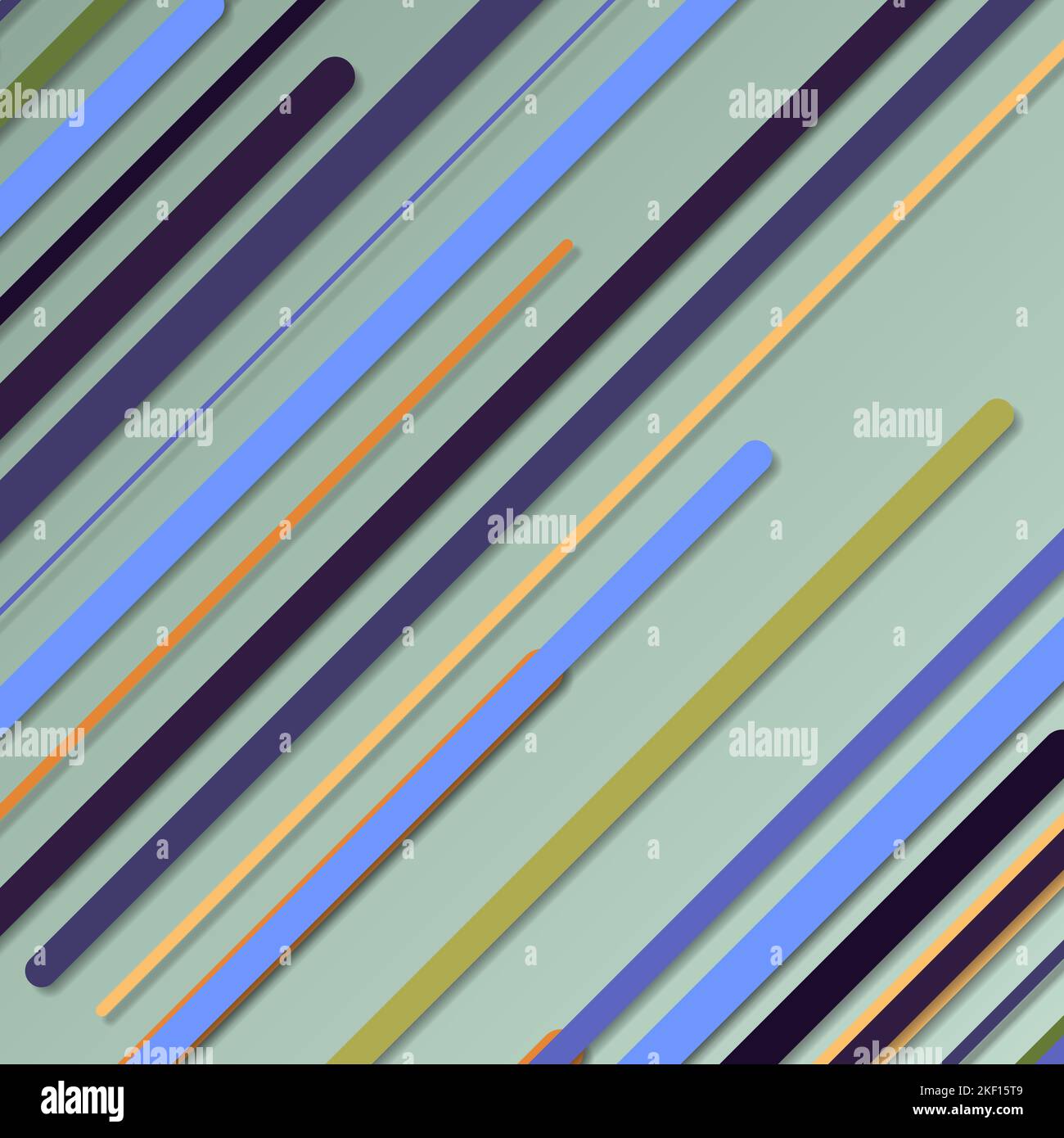 Random Color flowing rounded stripes illustration Stock Vector Image ...