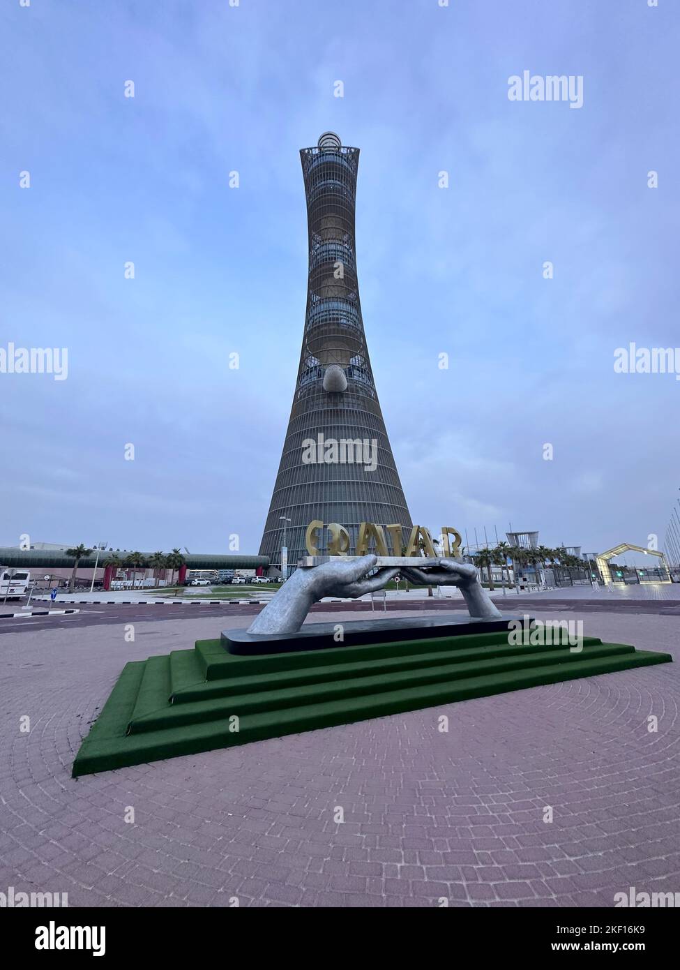 Aspire Tower, nicknamed Torch Doha, located in the Aspire Zone complex ...