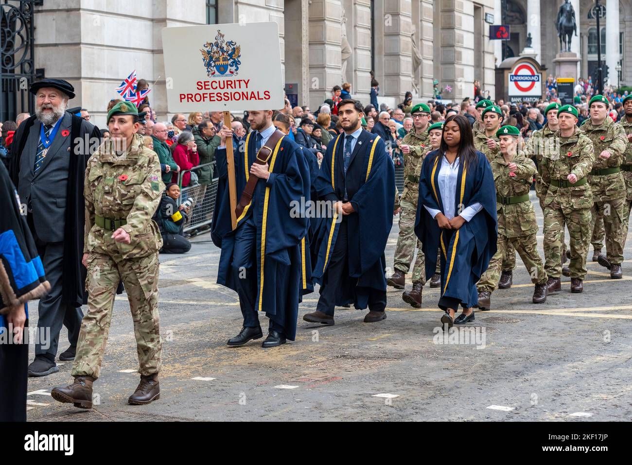Security Professionals livery group at the Lord Mayor's Show parade in ...