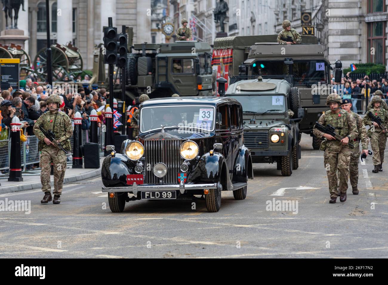 151 REGIMENT ROYAL LOGISTIC CORPS at the Lord Mayor's Show parade in ...