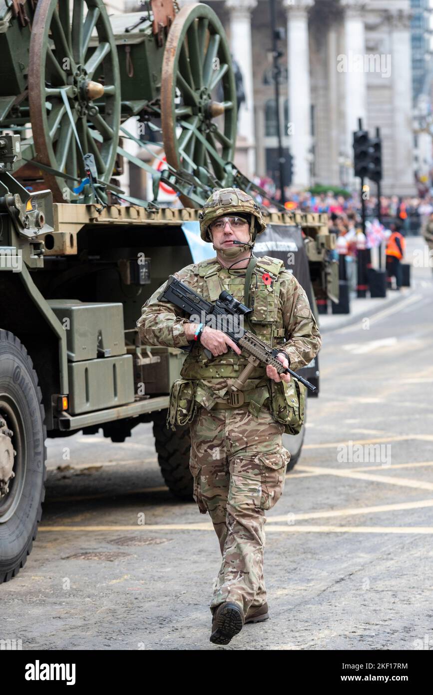 151 REGIMENT ROYAL LOGISTIC CORPS at the Lord Mayor's Show parade in ...