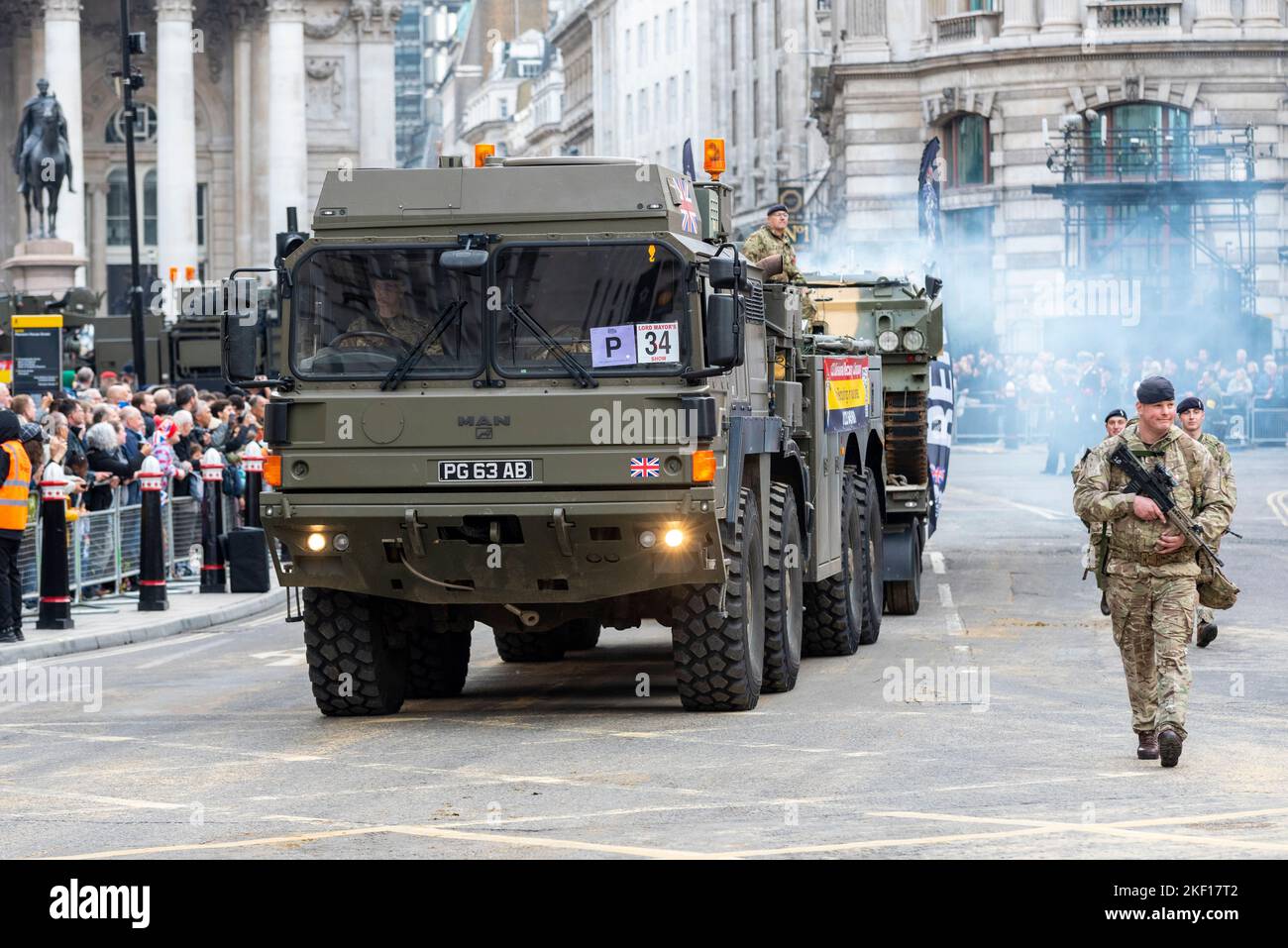 103 BATTALION ROYAL ELECTRICAL & MECHANICAL ENGINEERS at the Lord Mayor ...