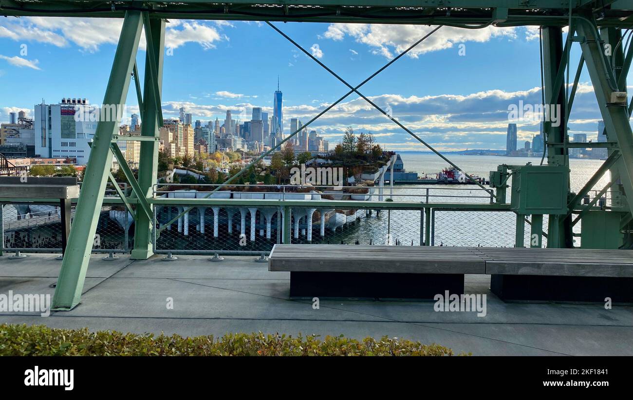 New York, NY, USA - Nov 15, 2022: The Whitney Museum, Little Island ...