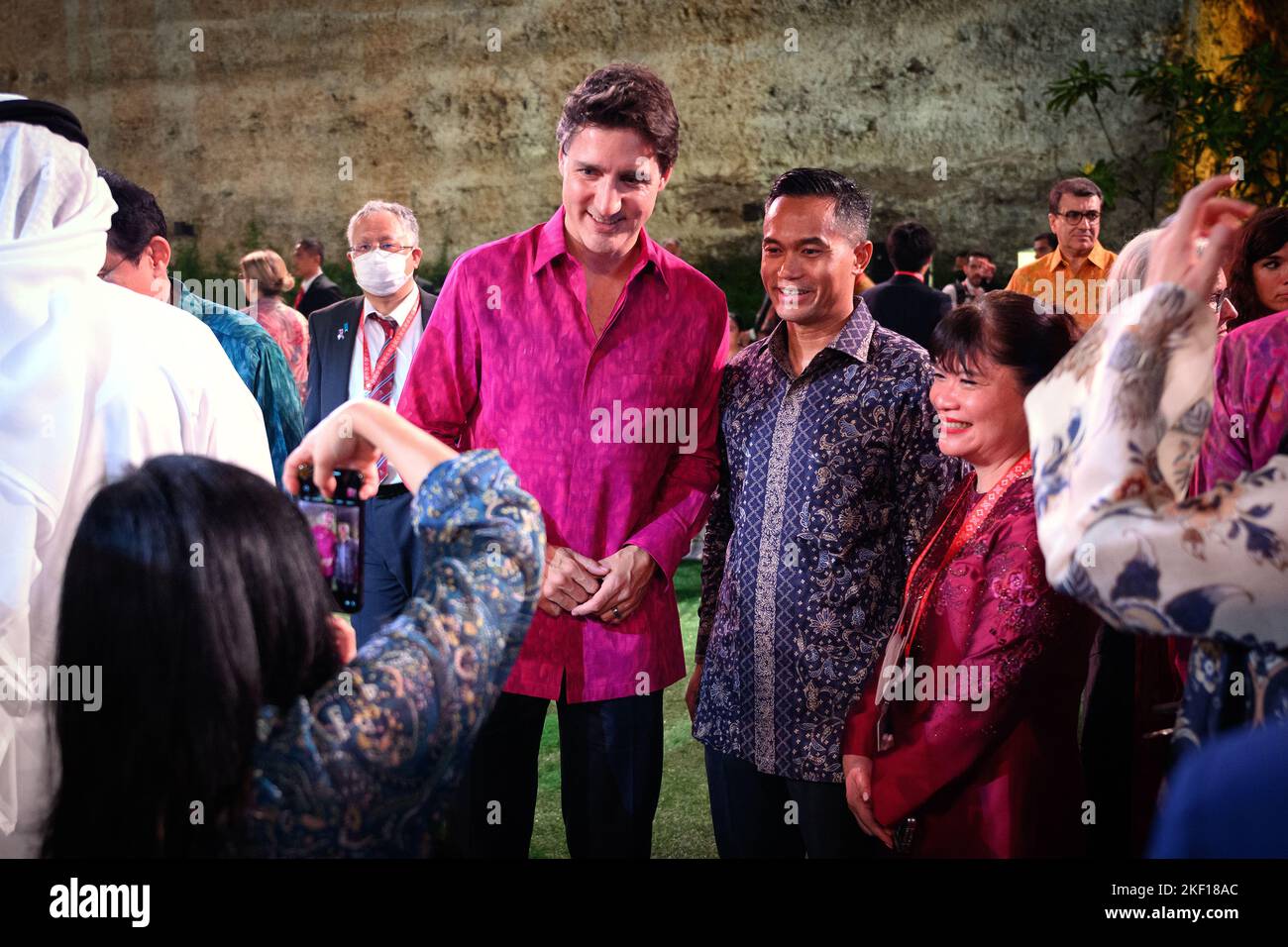 Prime Minister Justin Trudeau of Canada attends the formal welcome ...