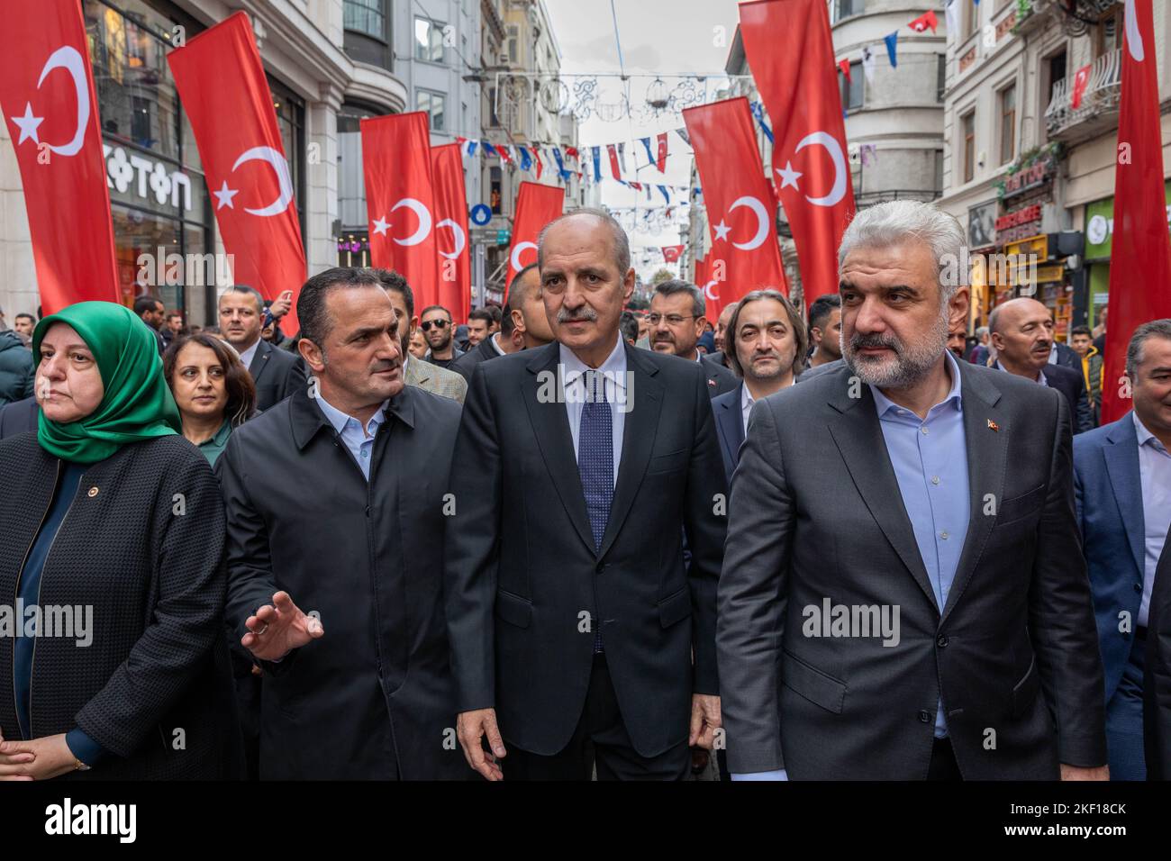 November 15, 2022: Beyoglu, Istanbul, Turkey on November 15, 2022: Ak ...