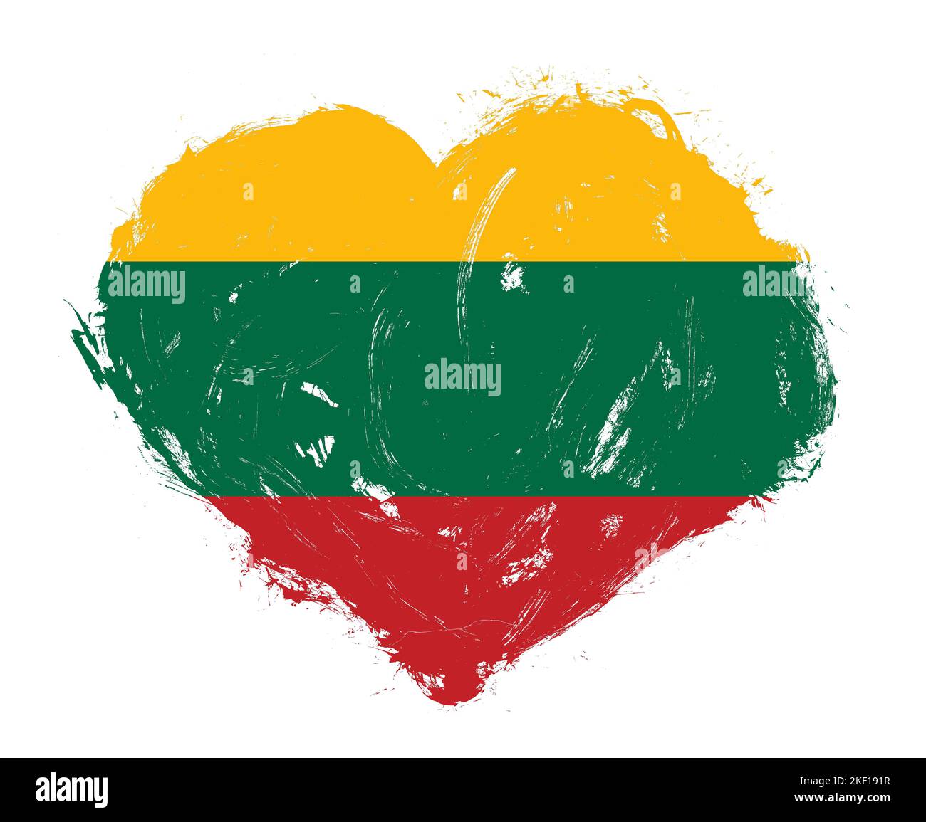 Heart with lithuania flag hi-res stock photography and images - Alamy