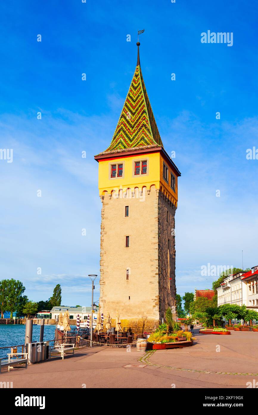 Mangturm tower in lindau at lake constance hi-res stock photography and ...