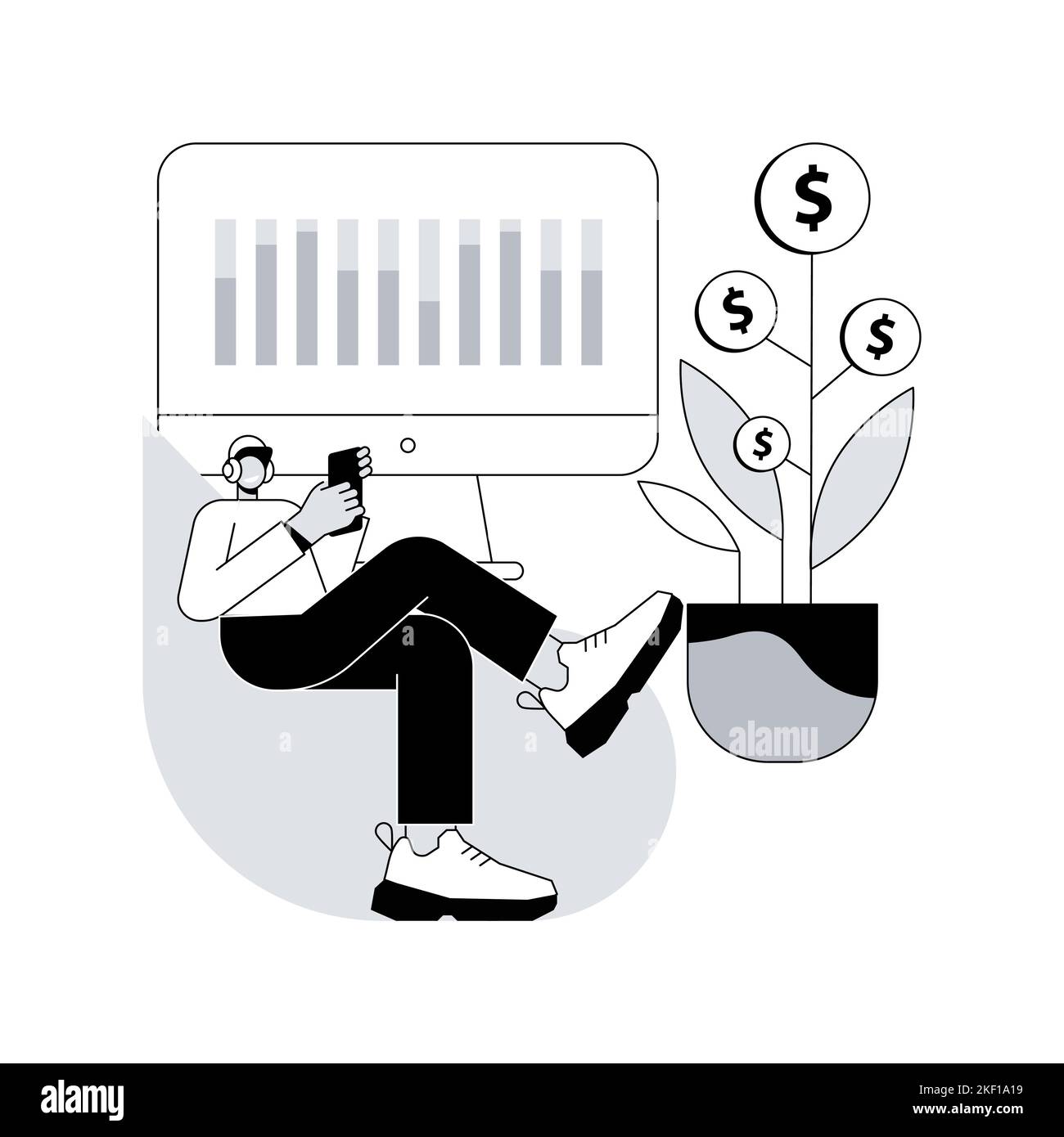 Pay upfront Stock Vector Images - Alamy