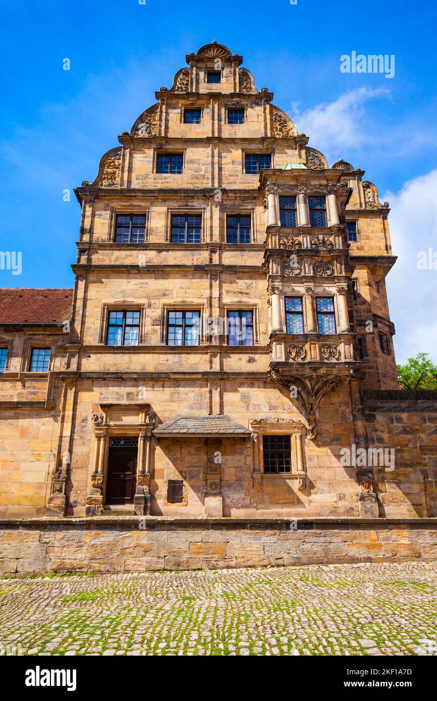 Historical Museum in the Old Court of Bamberg at Domplatz square ...