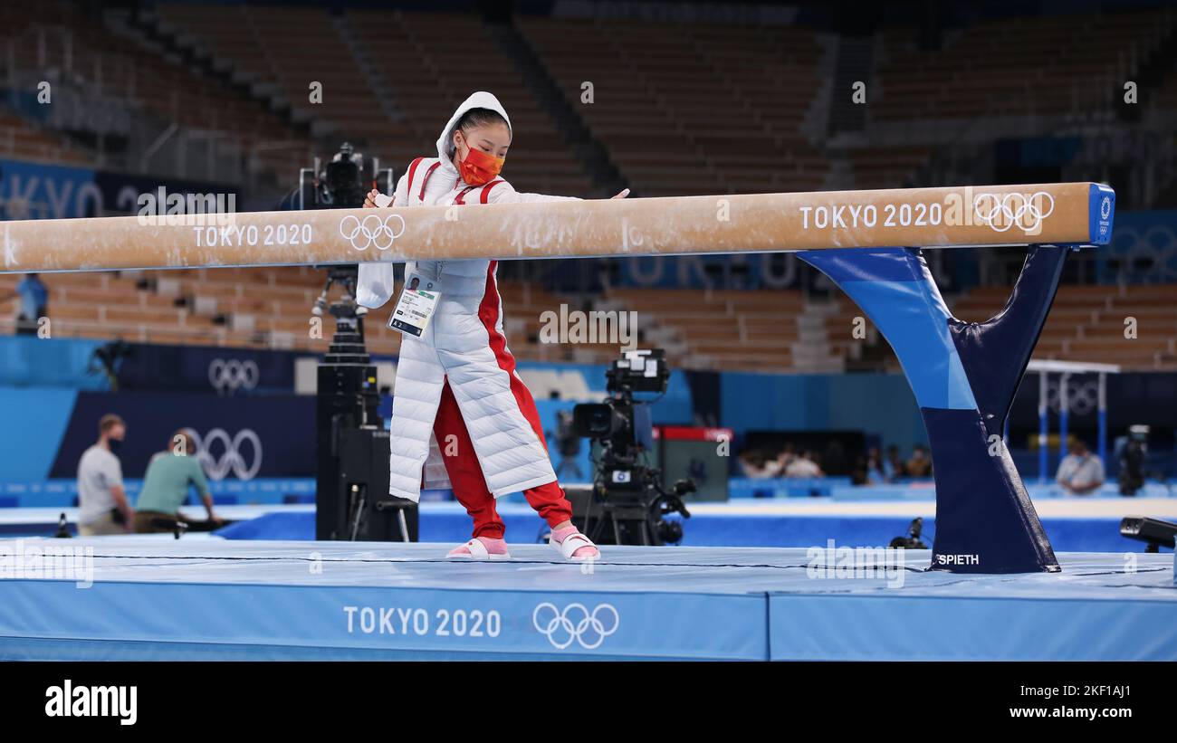 AUGUST 03rd, 2021 - TOKYO, JAPAN: GUAN Chenchen of China performs at ...