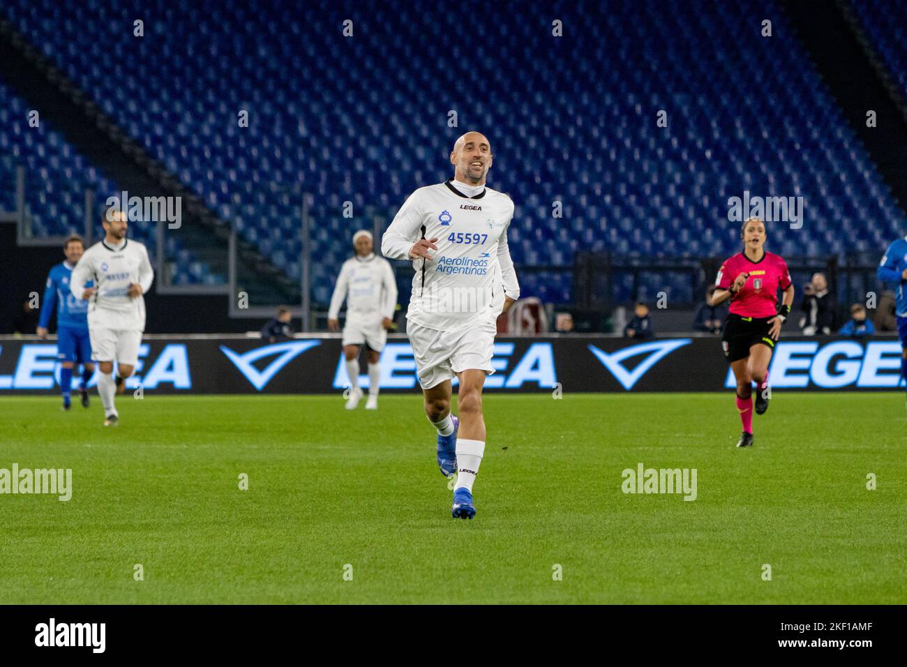 Rome, Italy. 14th Nov, 2022. Pablo Zabaleta Portrait during La Partita ...