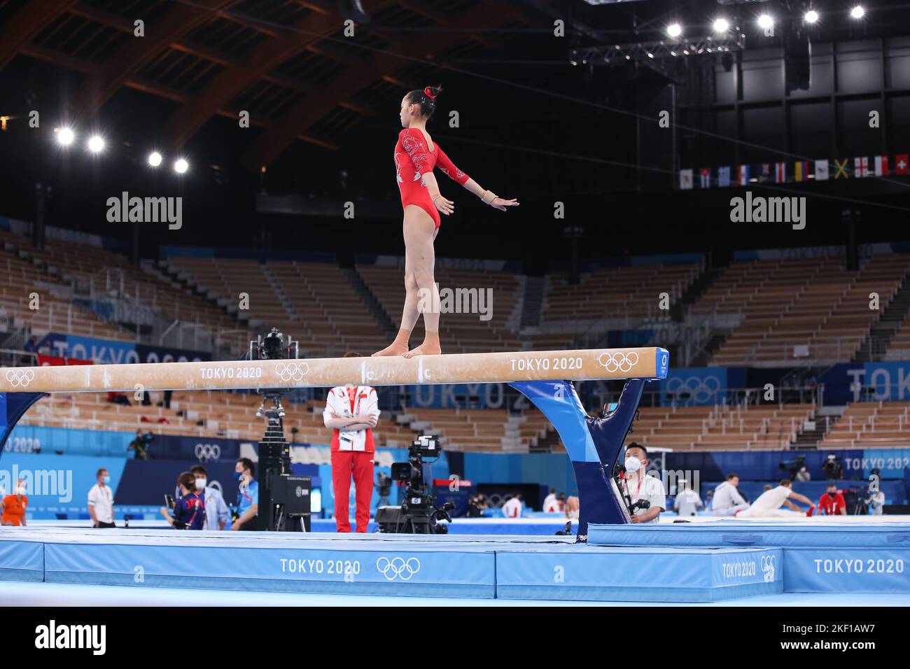 AUGUST 03rd, 2021 - TOKYO, JAPAN: TANG Xijing of China performs at the ...
