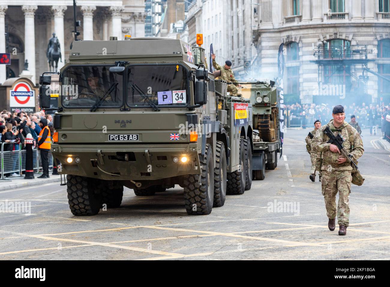 103 BATTALION ROYAL ELECTRICAL & MECHANICAL ENGINEERS at the Lord Mayor ...