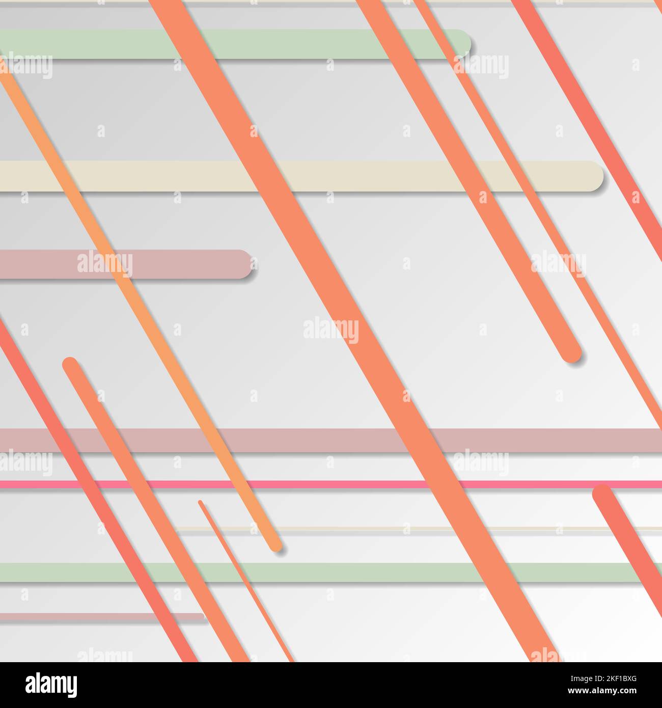 Random Color flowing rounded stripes illustration Stock Vector Image ...