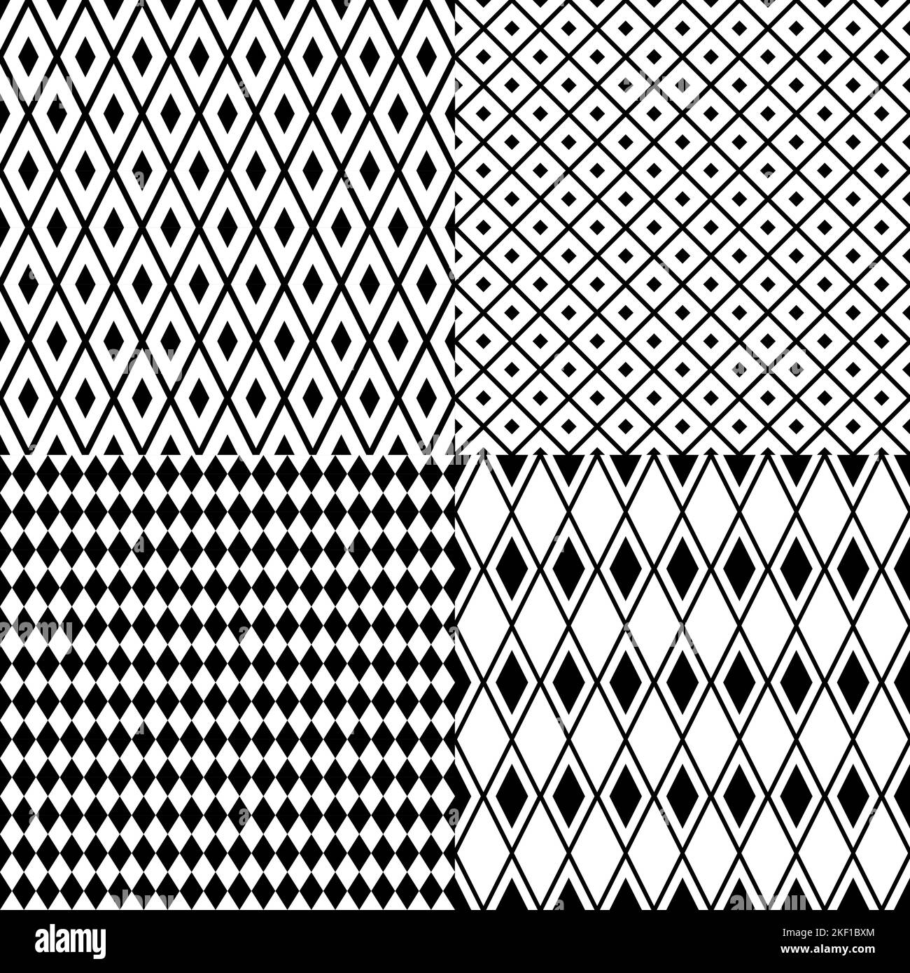 Rhombus seamless pattern. Simple vector geometric background Stock ...