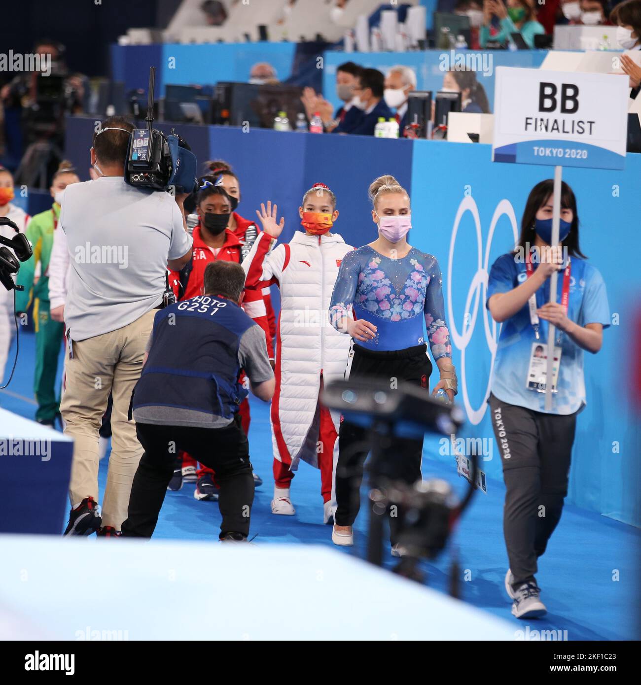 AUGUST 03rd, 2021 - TOKYO, JAPAN: arrival of the finalists competing in ...