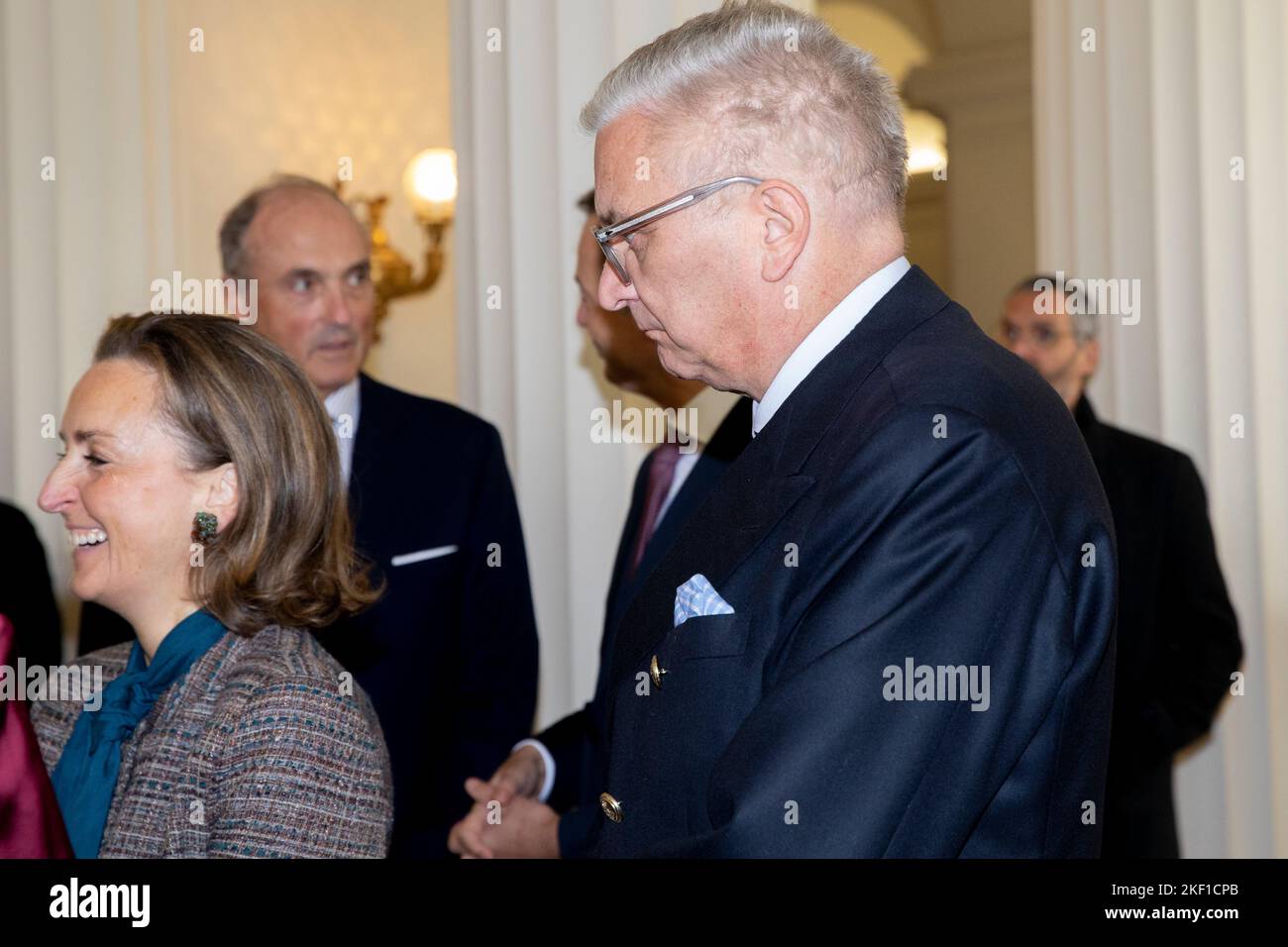 Prince Laurent and Princess Claire of Belgium pictured during the ...
