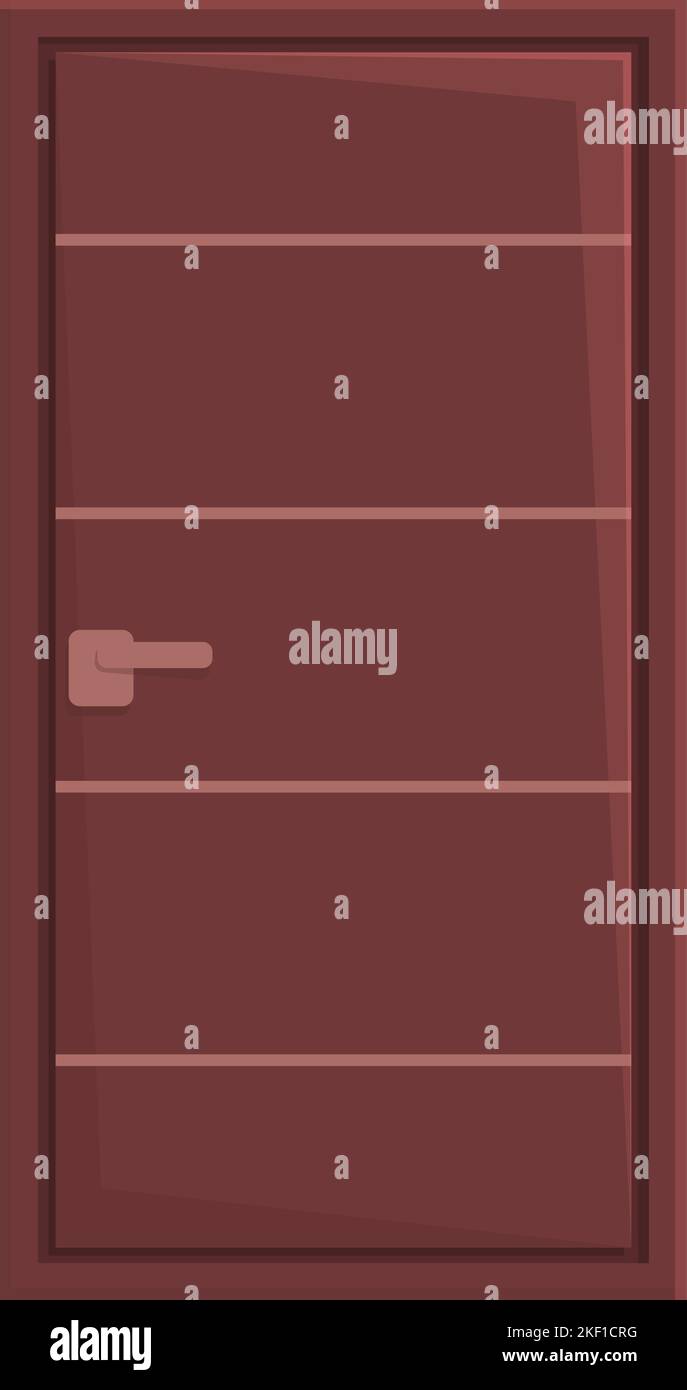 Frame door icon cartoon vector. Front home. Open room Stock Vector ...