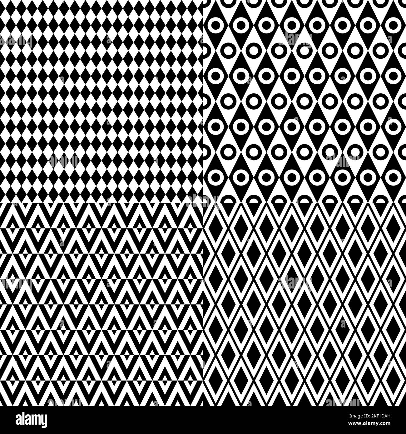 Rhombus seamless pattern. Simple vector geometric background Stock ...