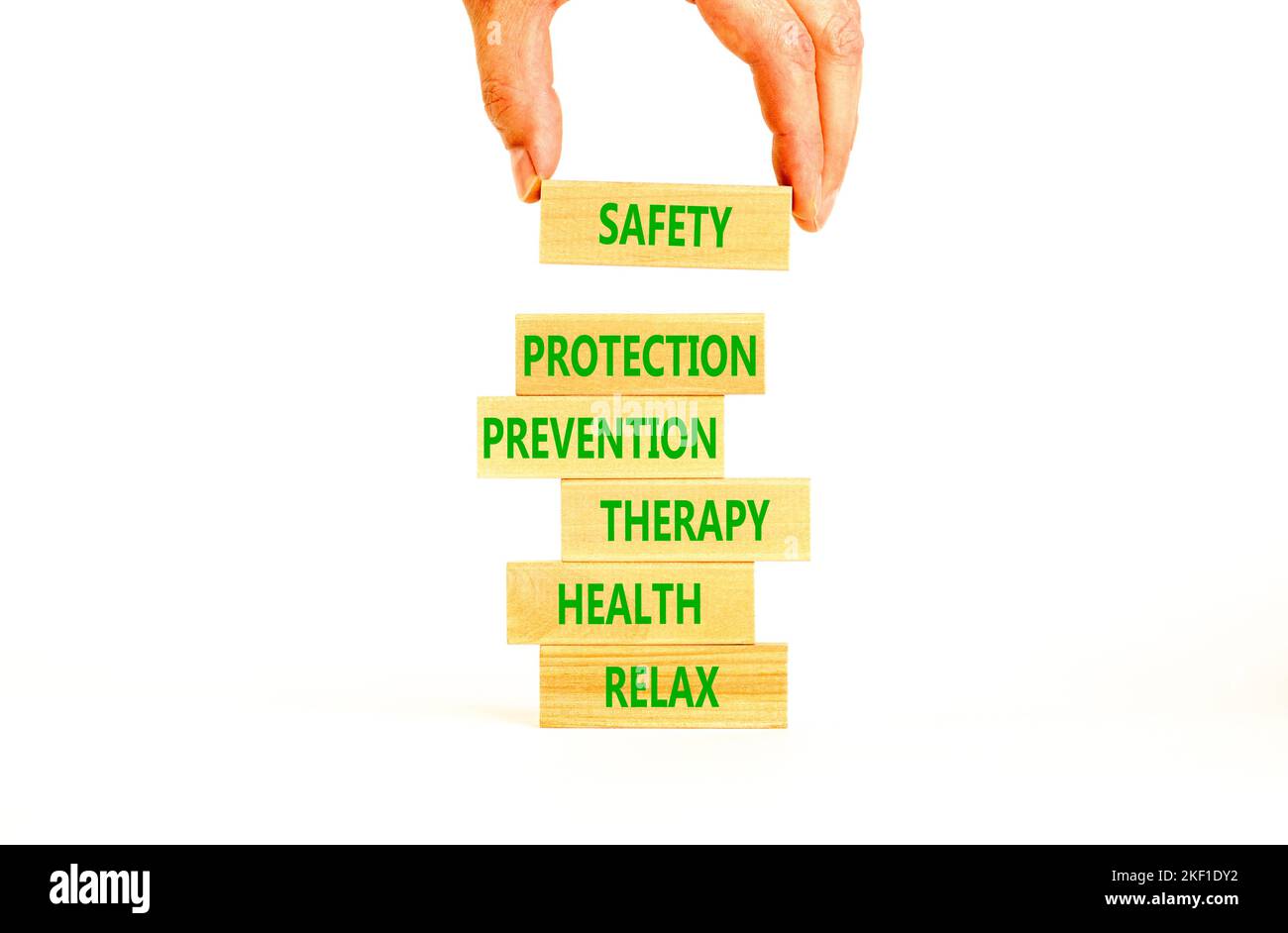 Health and safety symbol. Concept words Safety Protection Prevention ...