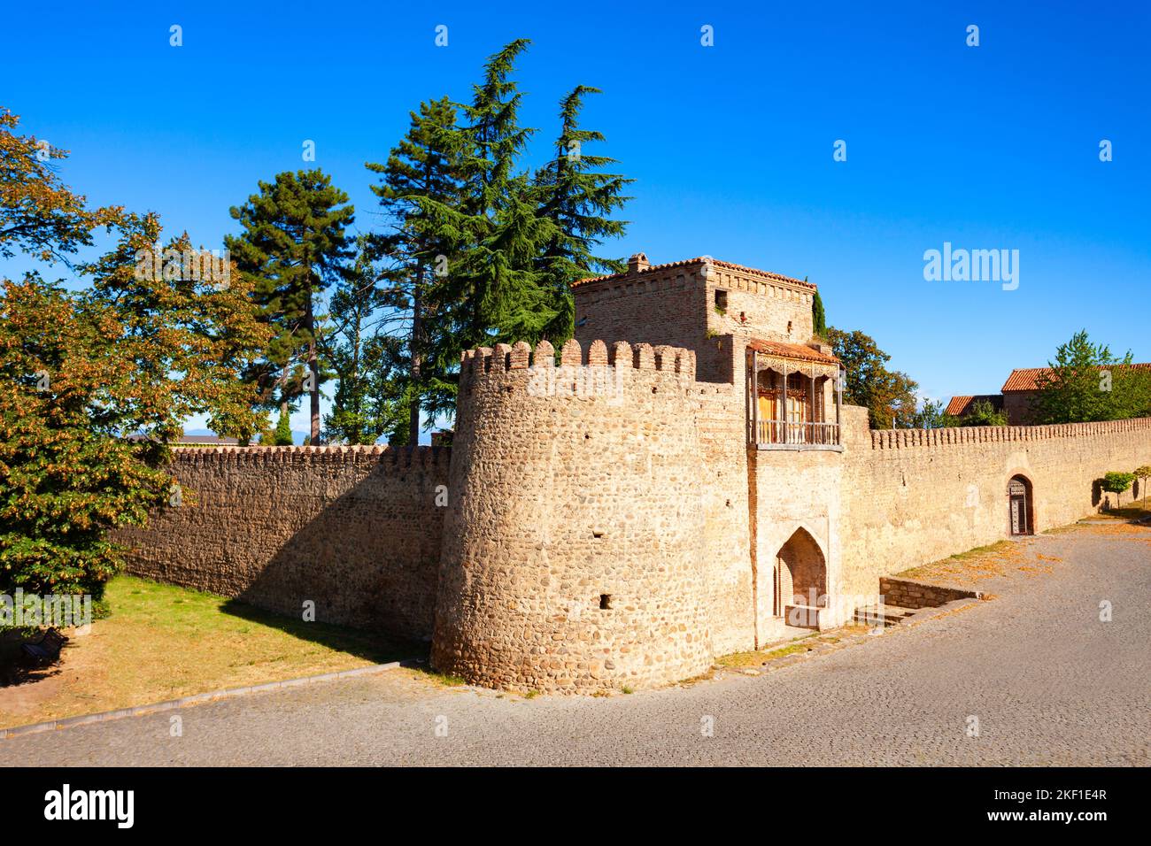 Batonis Tsikhe Fortress in Telavi. Telavi is the main city of Kakheti ...