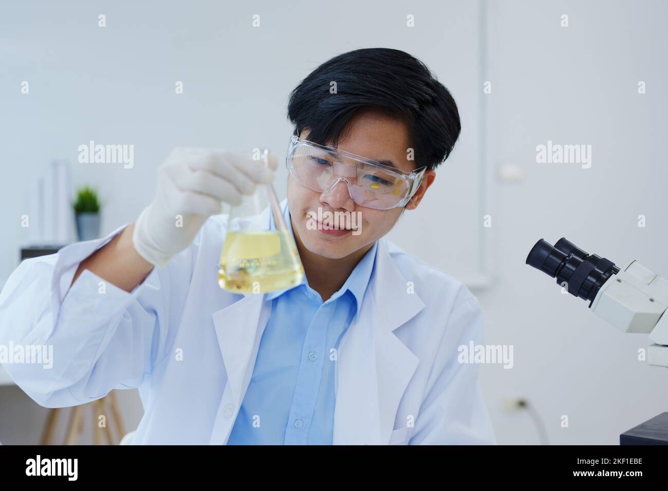 scientists analyze chemical samples Discuss technological innovations ...