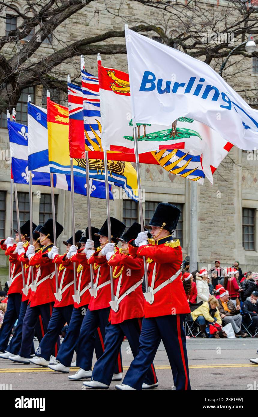 Toronto, Canada - November 17, 2013: Santa Claus Parade in the downtown ...