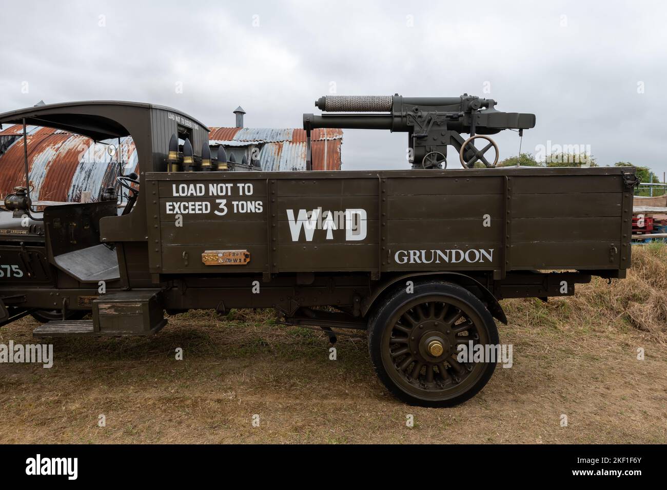 Tarrant Hinton.Dorset.United Kingdom.August 25th 2022.A 1915 Pierce ...