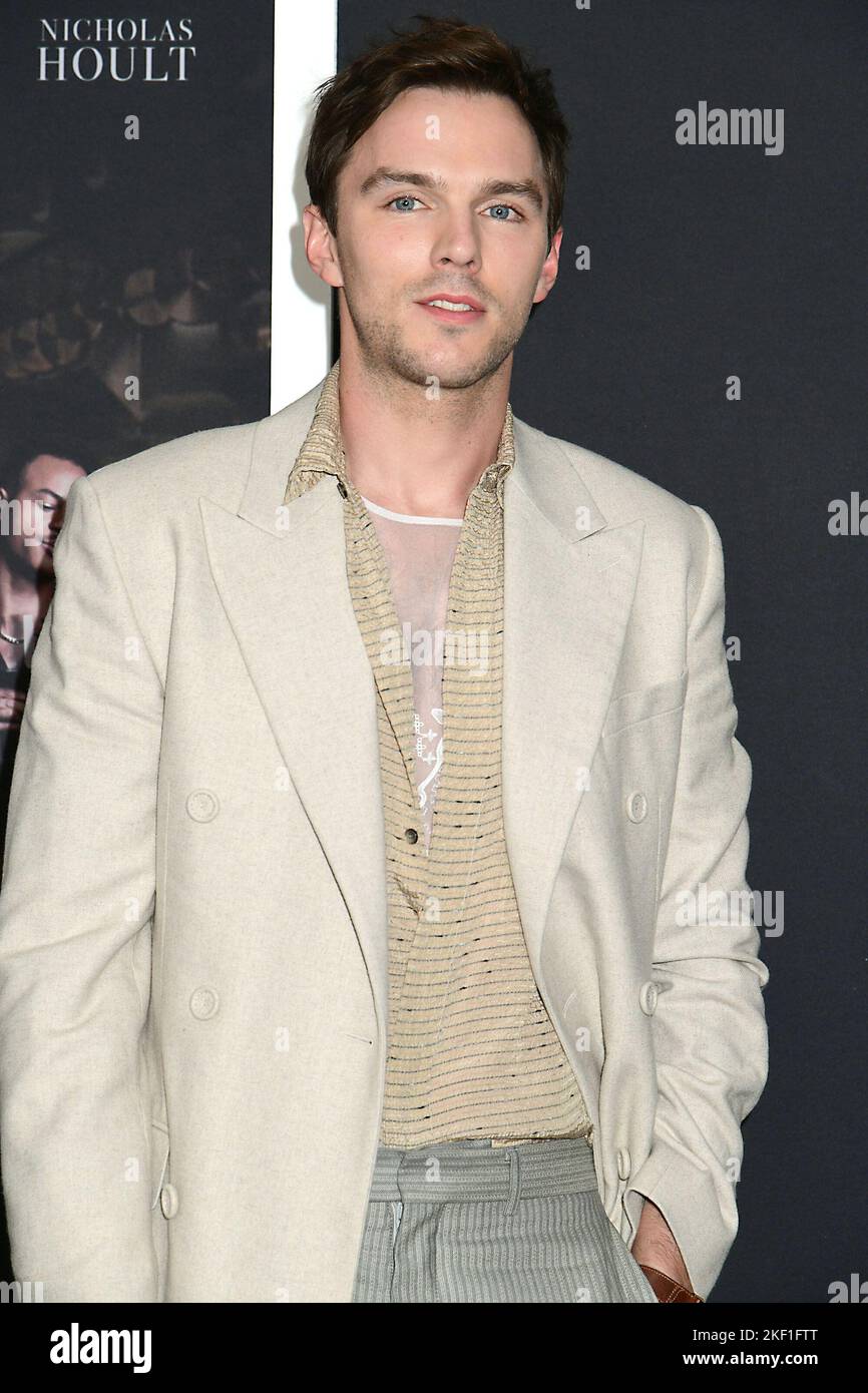 Nicholas Hoult attends the New York Premiere of "The Menu" on November ...