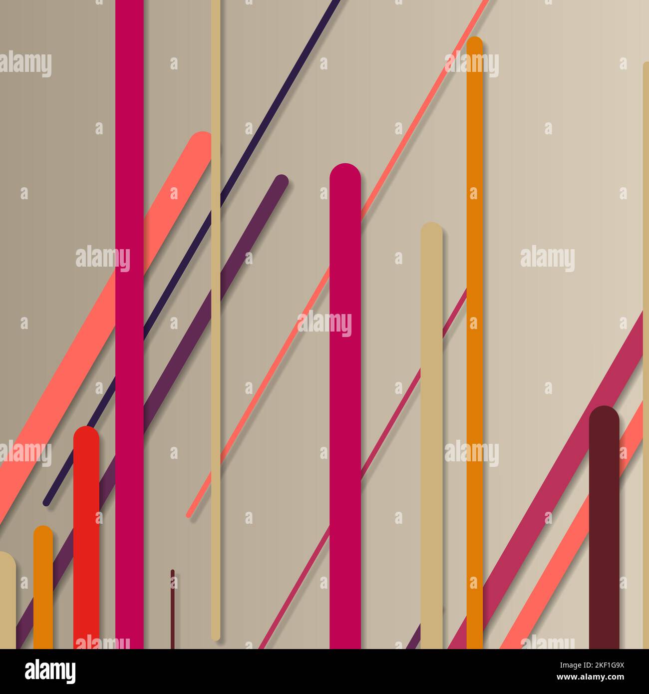 Random Color flowing rounded stripes illustration Stock Vector Image ...