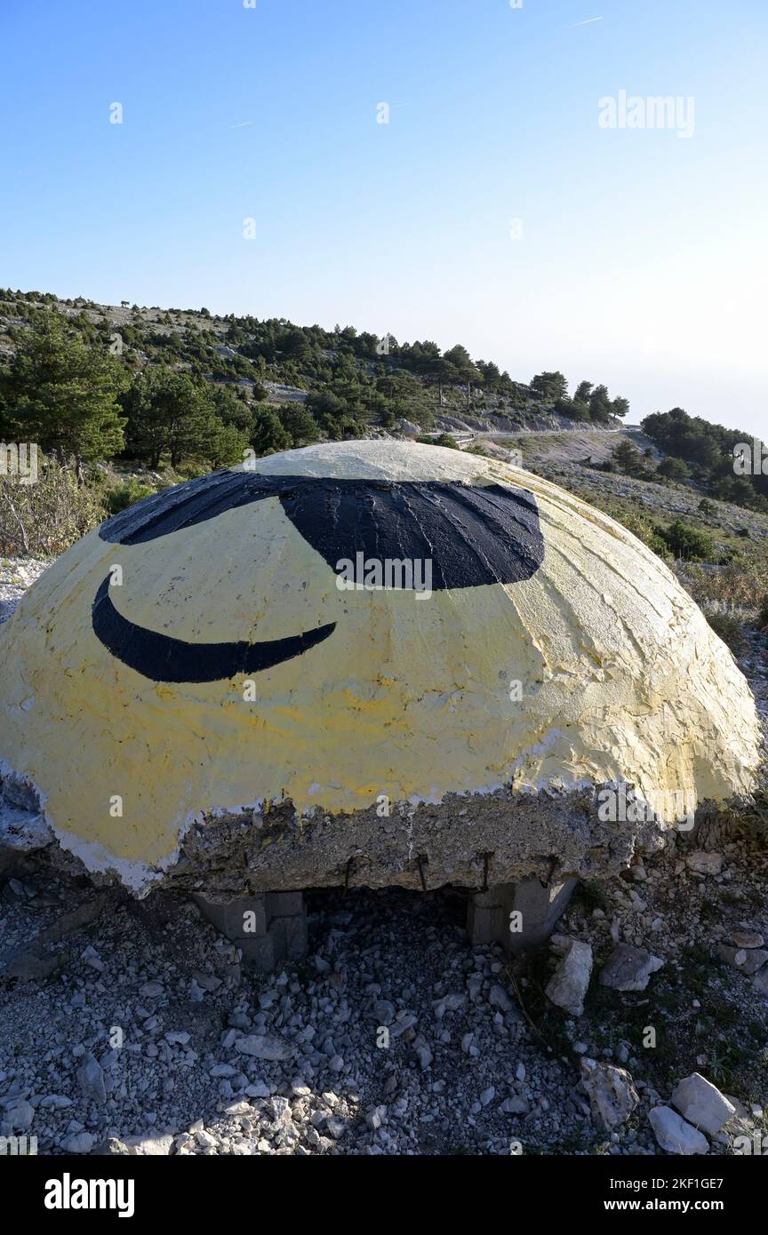 ALBANIA, old bunker, during Enver Hoxha communist rule about 200.000 ...