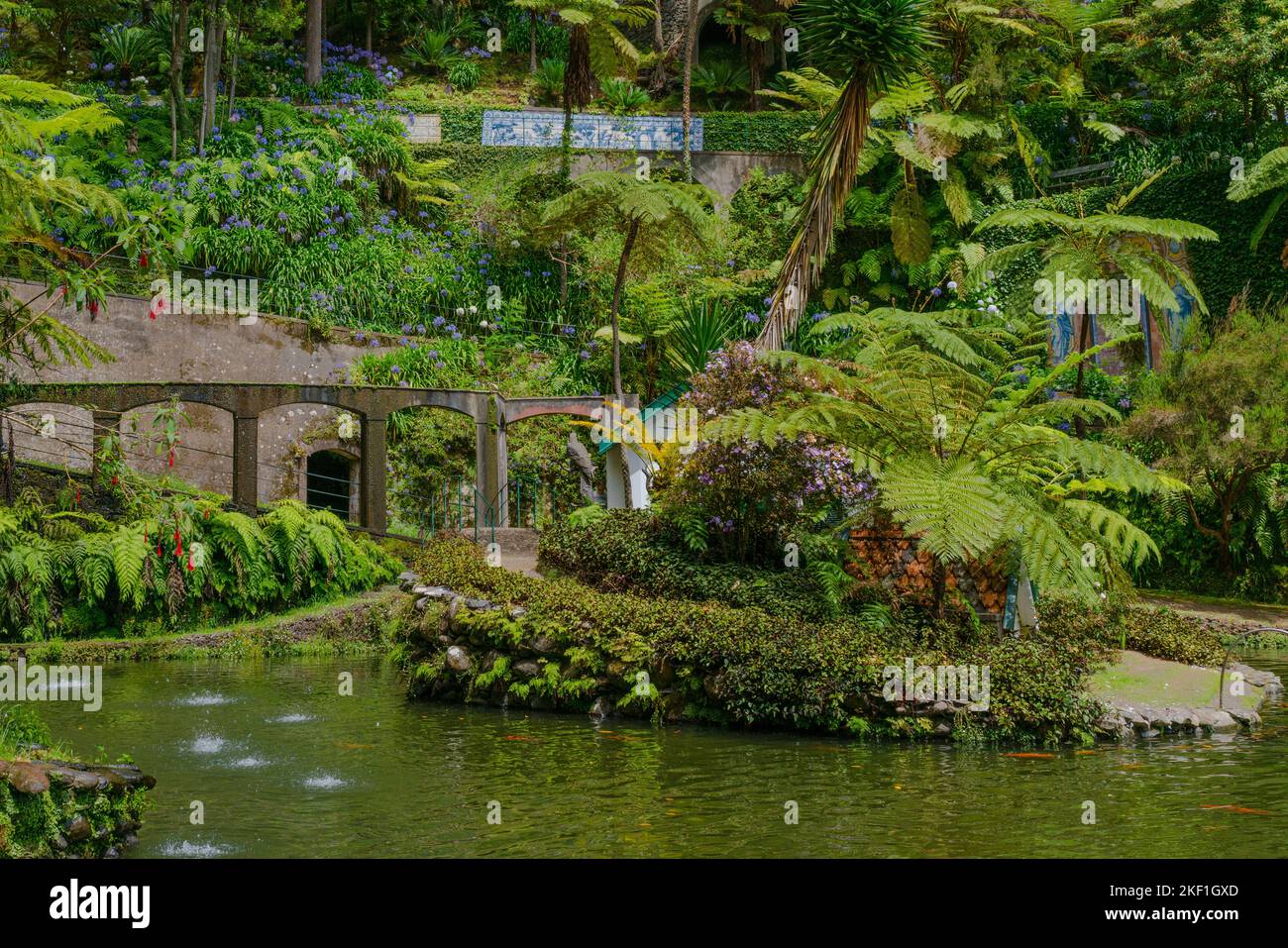 Botanical Garden Monte, Funchal, Madeira island, Portugal Stock Photo ...