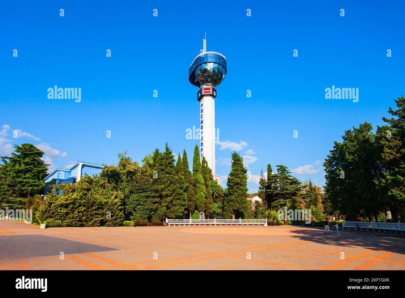 Tuapse, Russia - October 03, 2020: Rosmorport control tower centre of ...