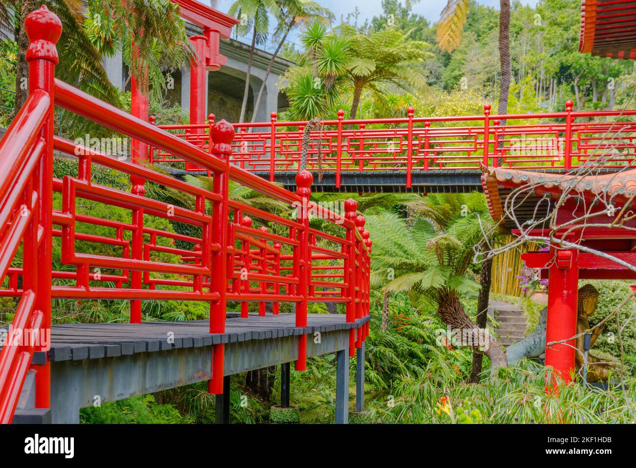 Botanical Garden Monte, Funchal, Madeira island, Portugal Stock Photo ...