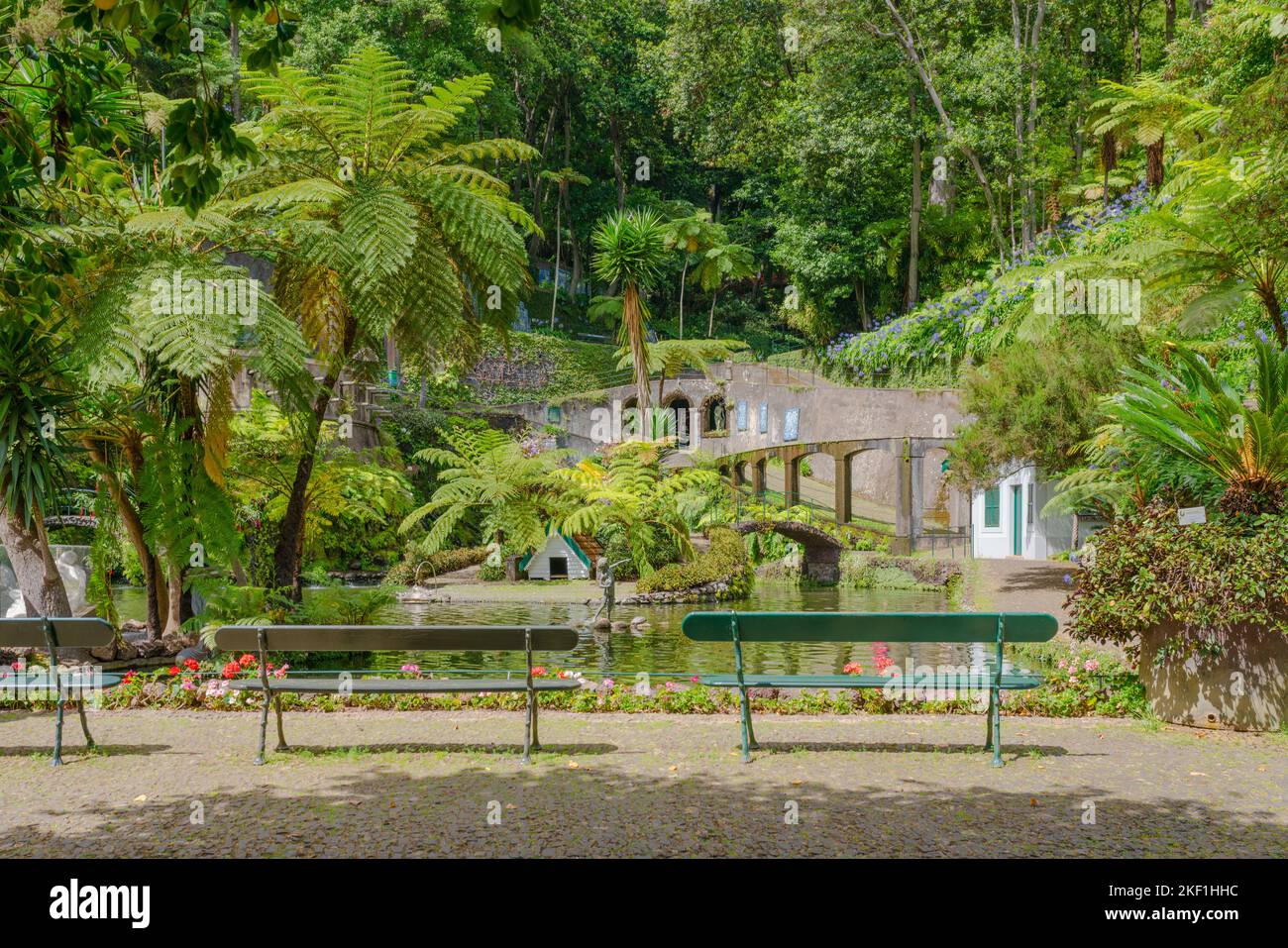 Botanical Garden Monte, Funchal, Madeira island, Portugal Stock Photo ...
