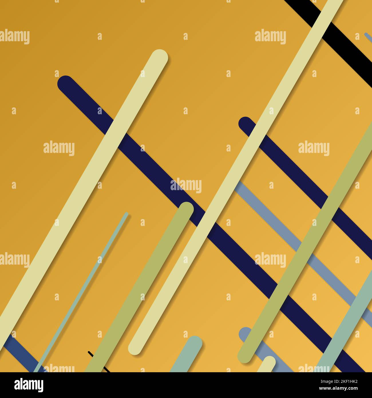 Random Color flowing rounded stripes illustration Stock Vector Image ...