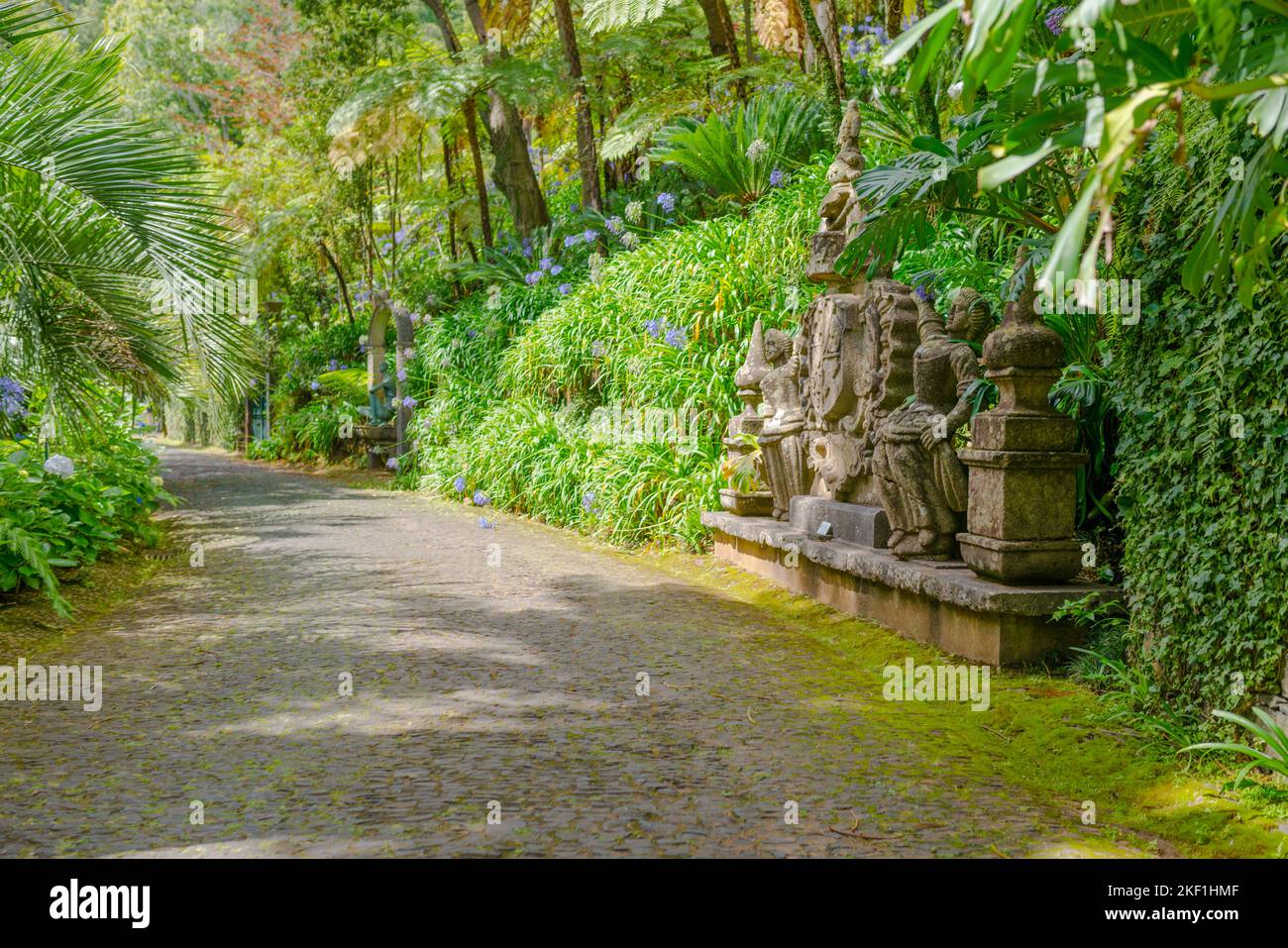 Botanical Garden Monte, Funchal, Madeira island, Portugal Stock Photo ...