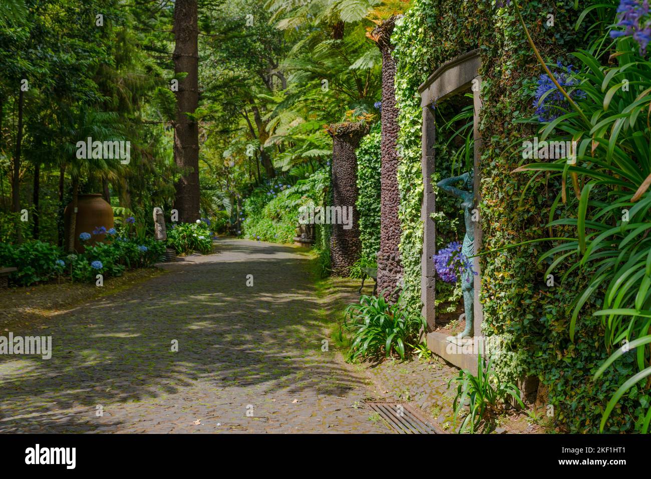 Botanical Garden Monte, Funchal, Madeira island, Portugal Stock Photo ...